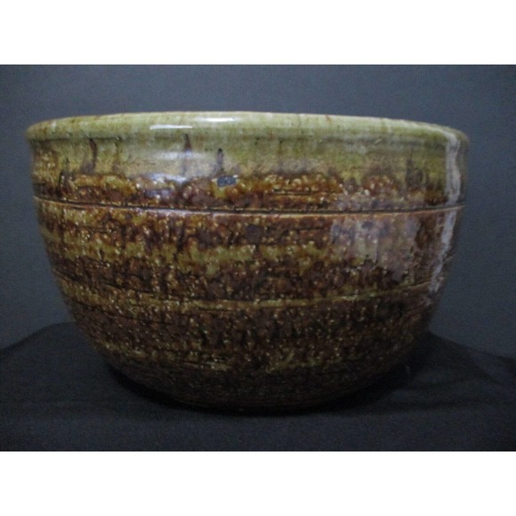 Signed | Accents | Vintage 97 Signed Grog Pottery Grit Textured 8 W 475 ...